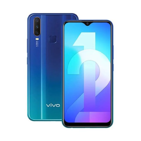 Vivo Y12 64GB (Fair Condition)(C+) Renewed - Aqua Blue (New Battery ...
